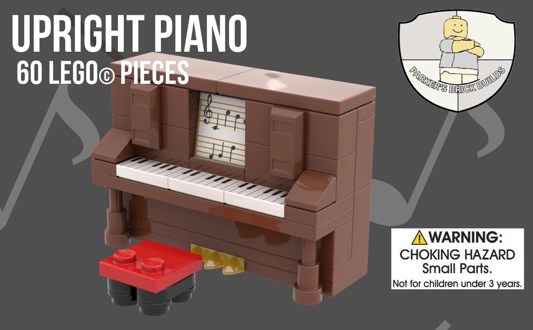 Custom LEGO Upright Piano - Etsy