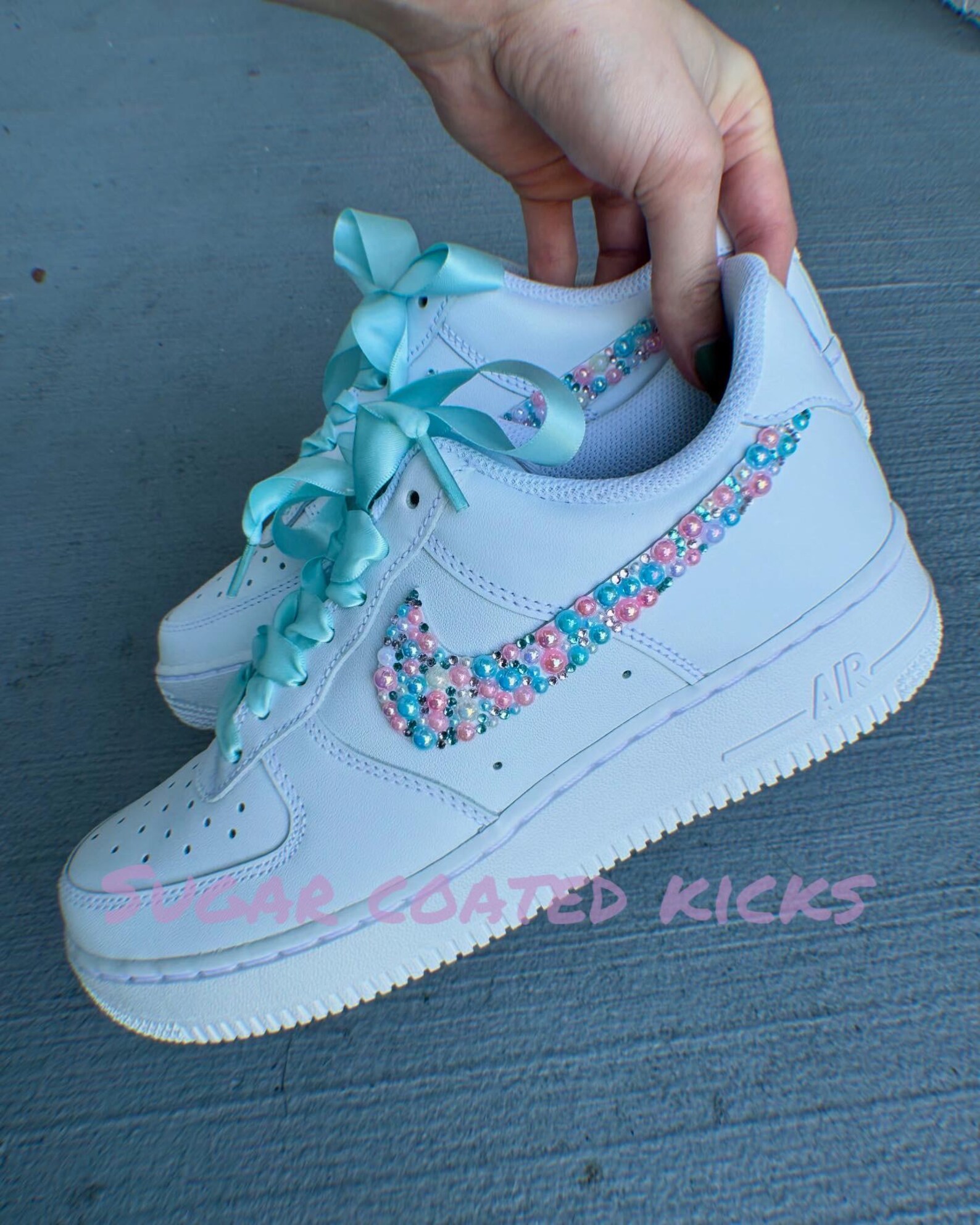 Cotton Candy Custom Air Force 1 - Etsy