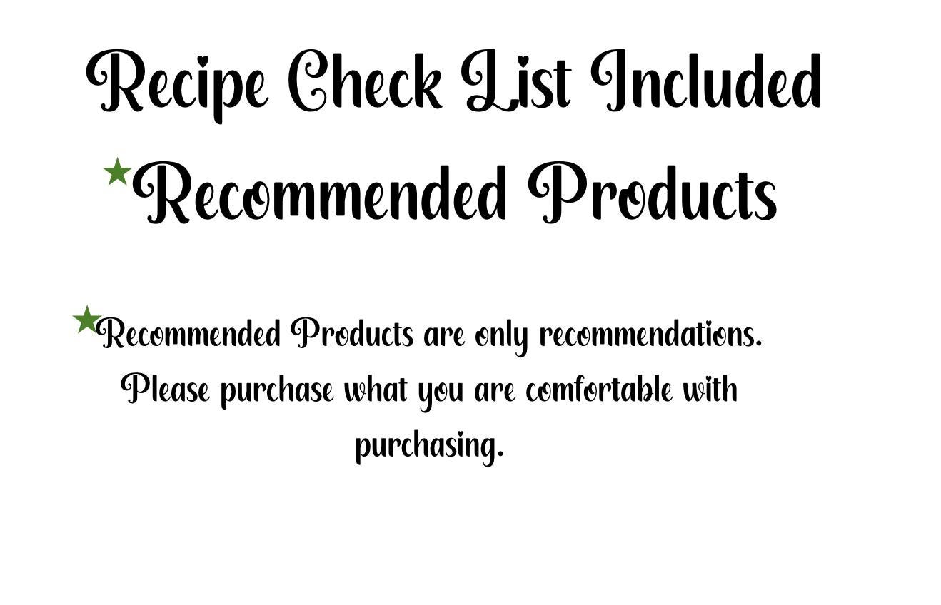 Printable Classic Gingerbread Cookie Recipe - Etsy