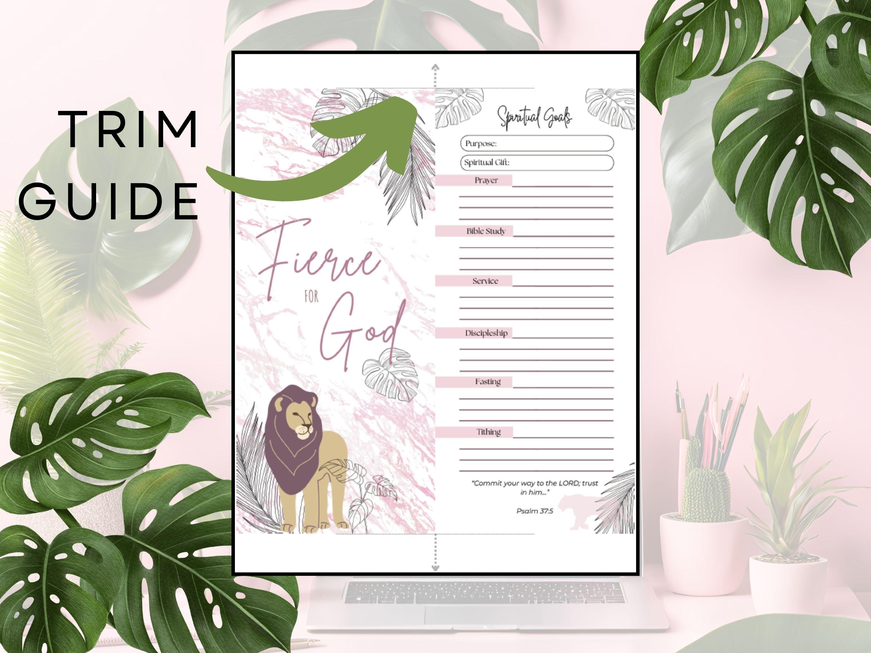 HP Skinny Insert, Half Sheet, Bible Study, Prayer, Planner, Goals ...