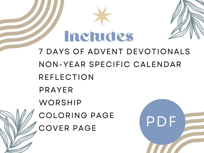 Christian Faith-based Printable 7-day Advent Devotional With Guided ...