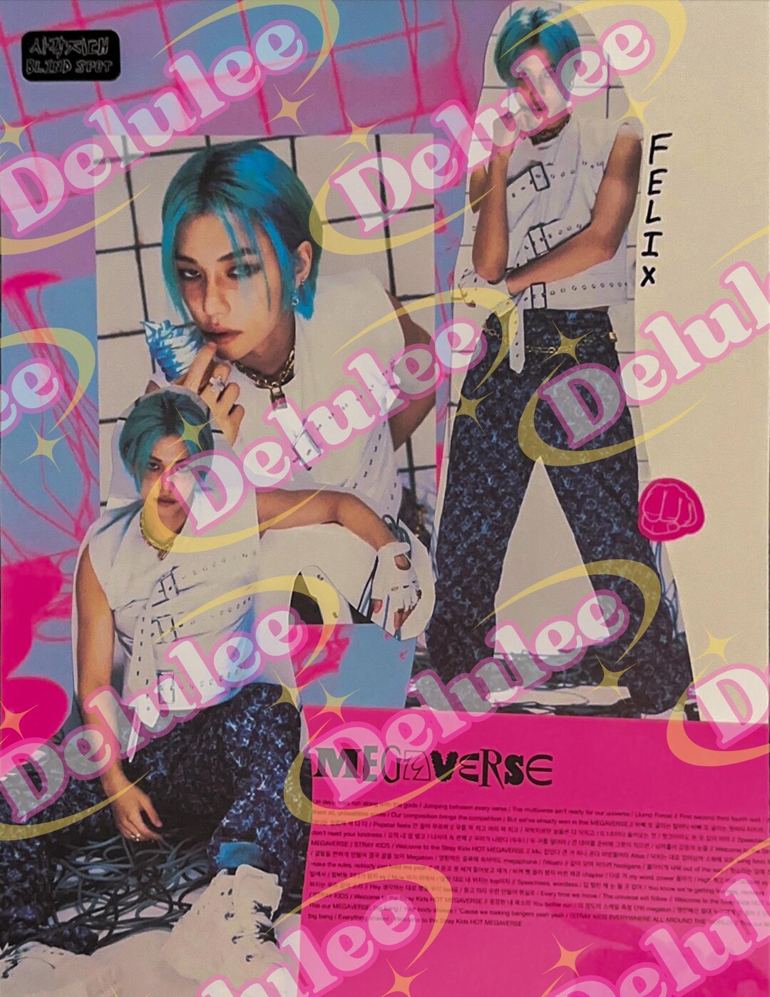 Stray Kids Rockstar Binder Divider (felix) - Digital Download Only - Etsy