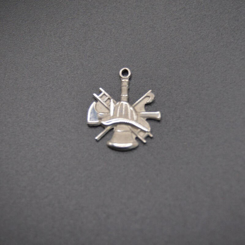 Firefighter Charm - Etsy