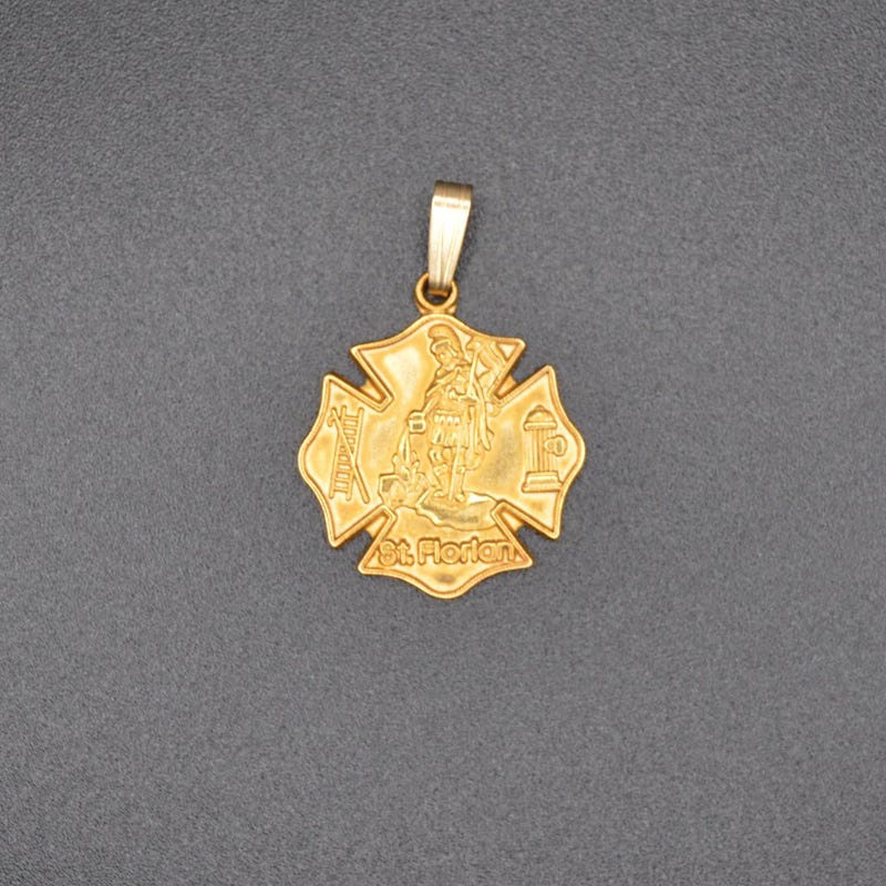 Firefighter Charm - Etsy