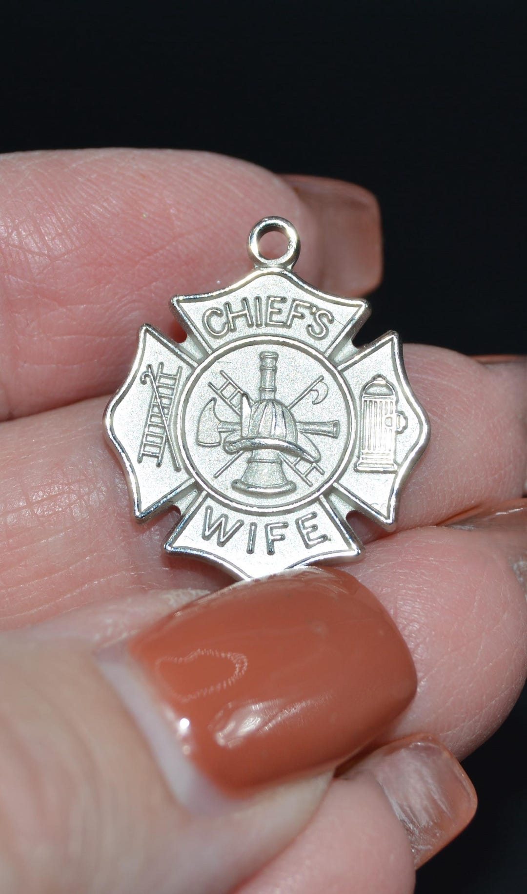Chief's Wife Maltese Charm - Sterling Silver - Etsy