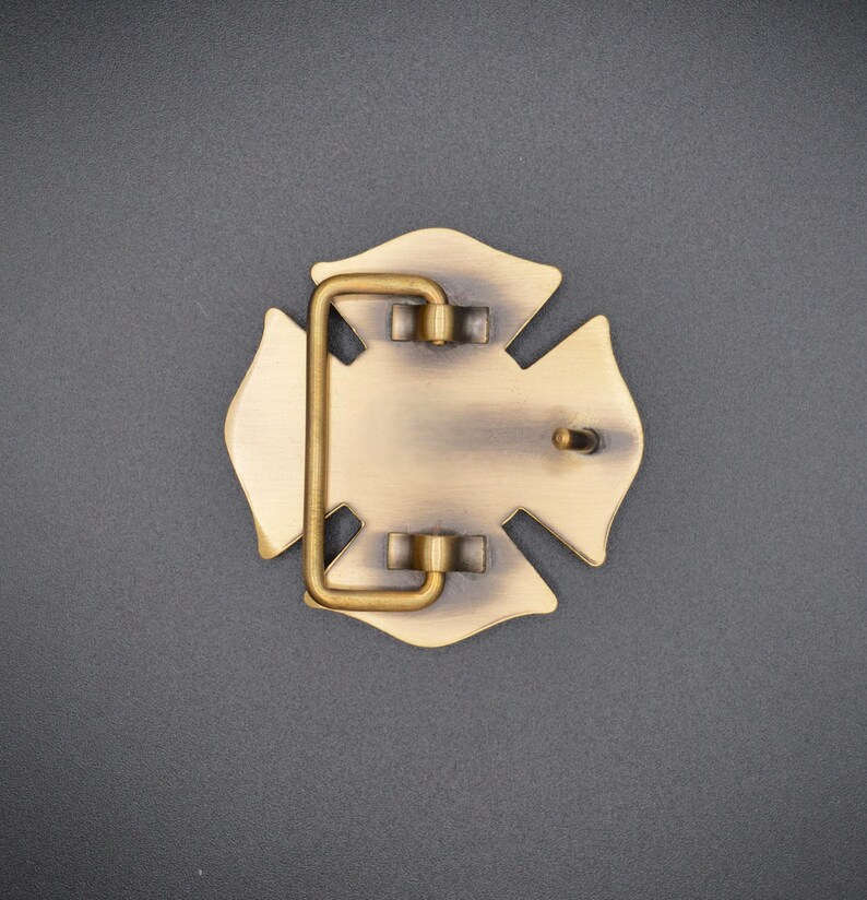 Fire Department Maltese Cross Belt Buckle - Etsy
