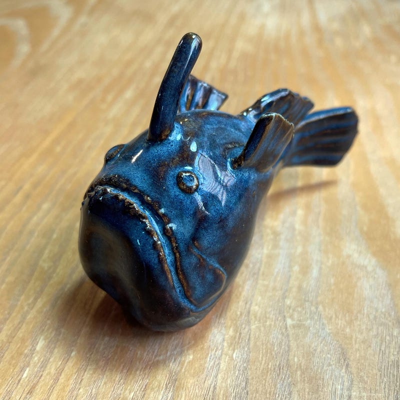 Angler Fish Sculpture - Etsy