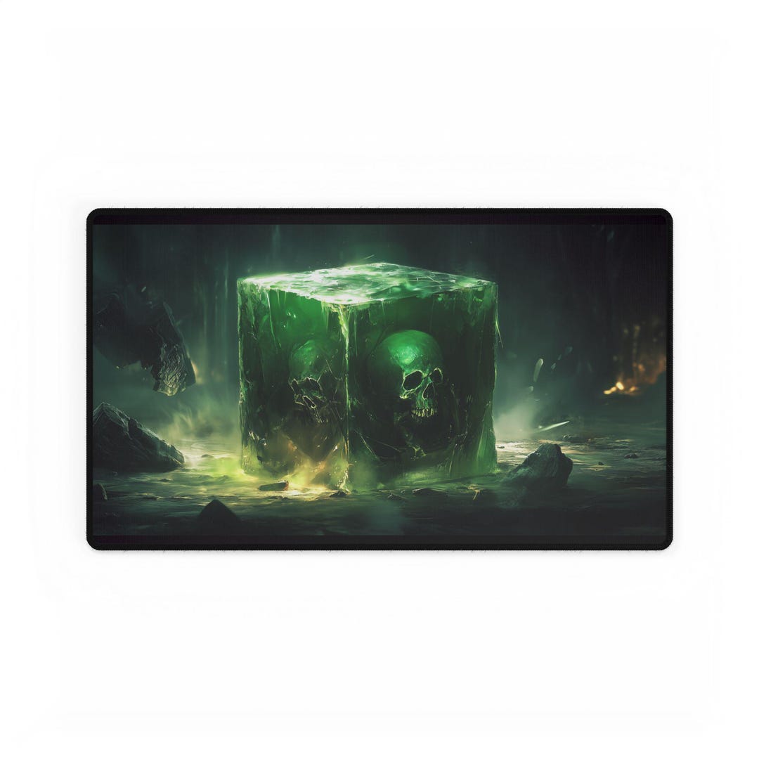 Gelatinous Cube Desk Mat - D&D Gaming Table Cover, Roleplaying Game ...