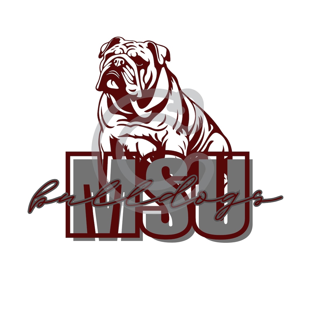 MS State Bulldogs PNG - Etsy