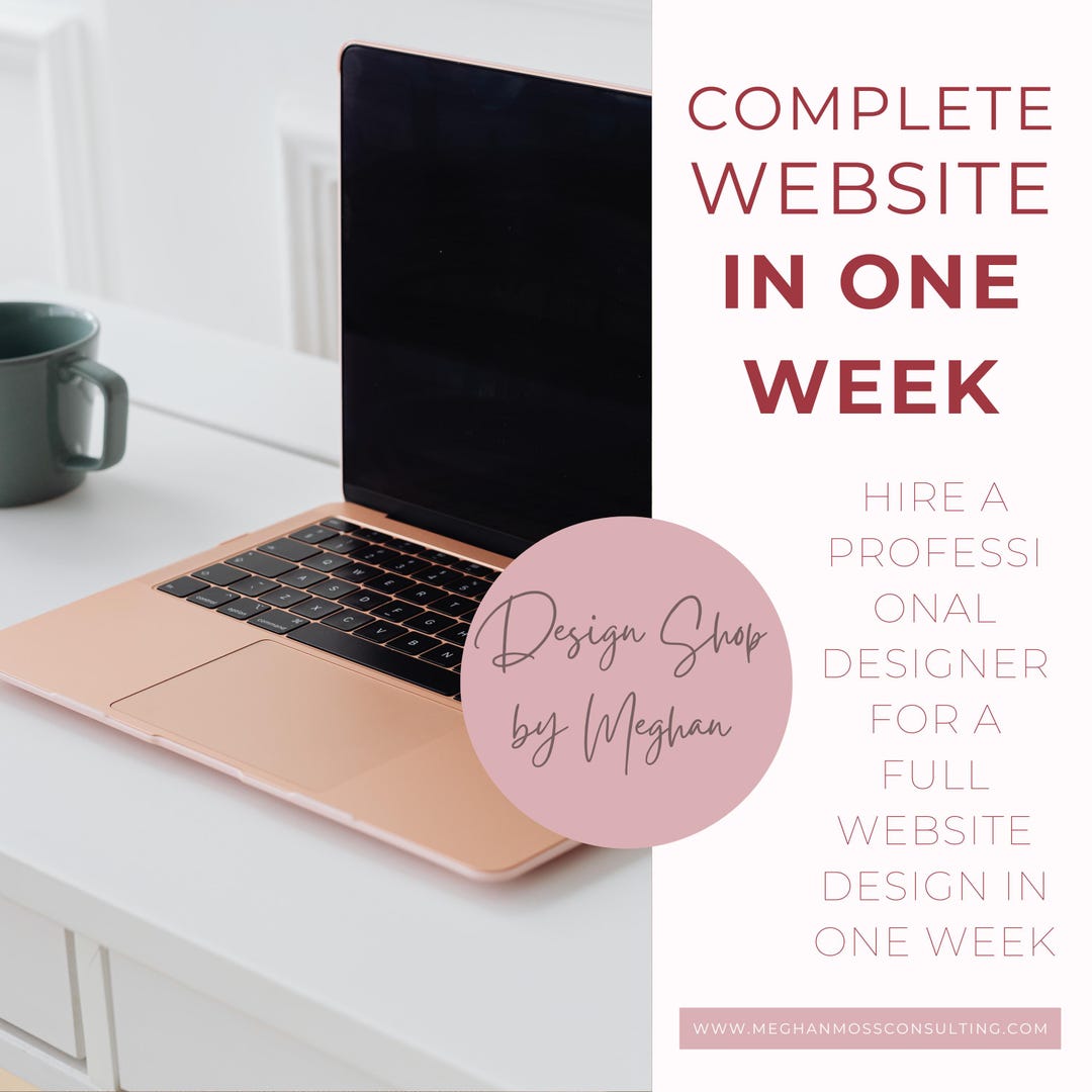 Complete Website Design - Etsy