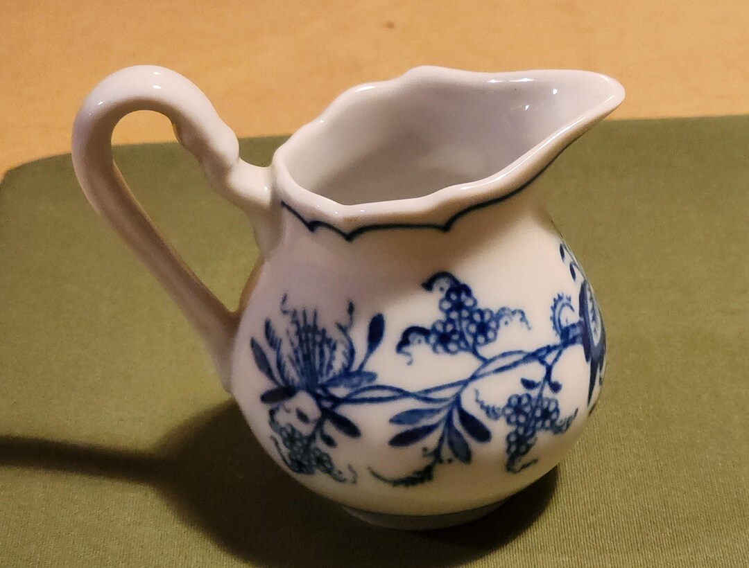 Vintage Zwiebelmuster Blue Onion Porcelain Creamer Pitcher 5 Oz - Etsy