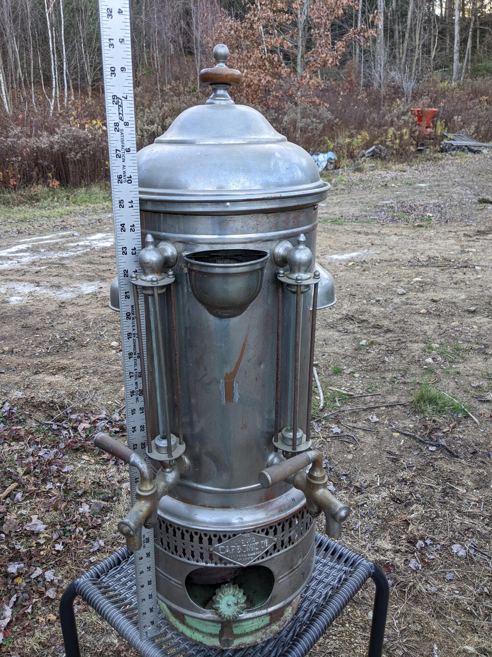 Very Rare Antique Coffee Urn From the Liquid Carbonic Company With ...