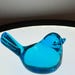 Crystal Glass “blue Bird” (x-small) - Etsy