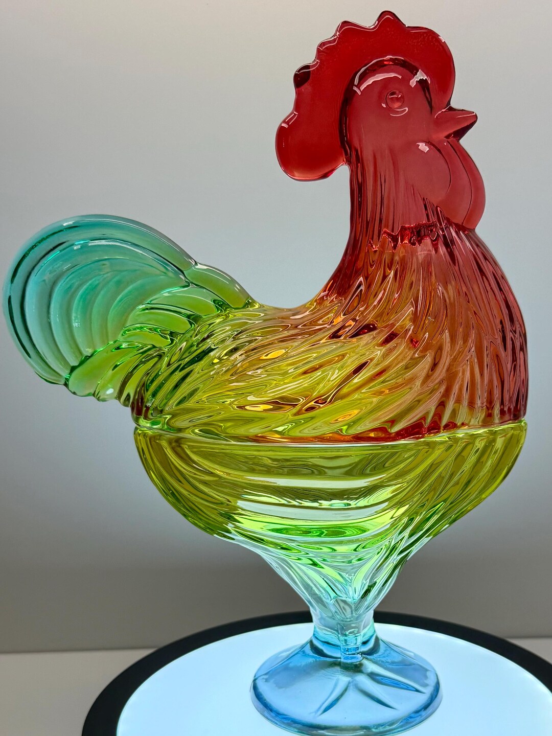 Vintage Inspired 1970’s Indiana Glass “rooster” - Etsy