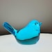 Crystal Glass “blue Bird” (x-small) - Etsy