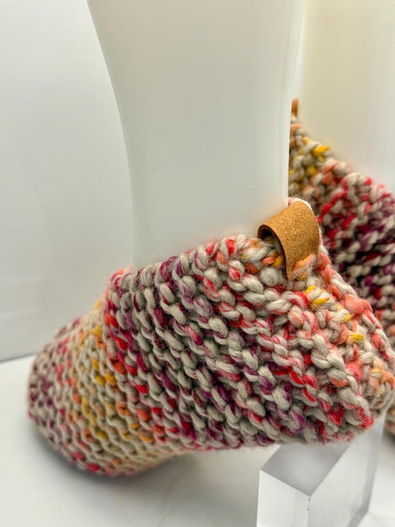 Handknit Heavy-weight Stretchy Slippers (unisex) - Etsy
