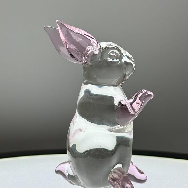 Glass Rabbit - Etsy