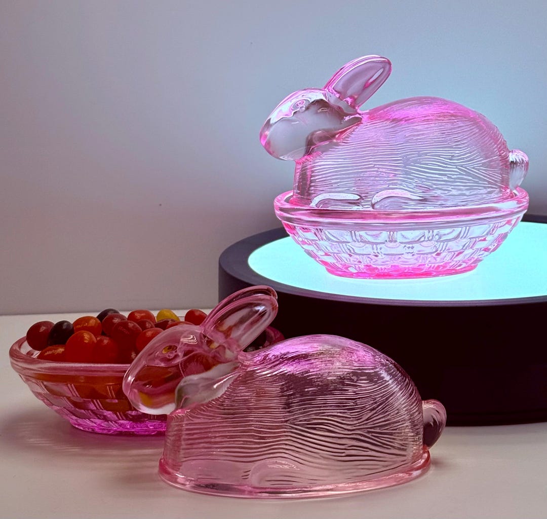 Vintage Inspired Bunny Rabbit Candy Dish (5”) - Etsy