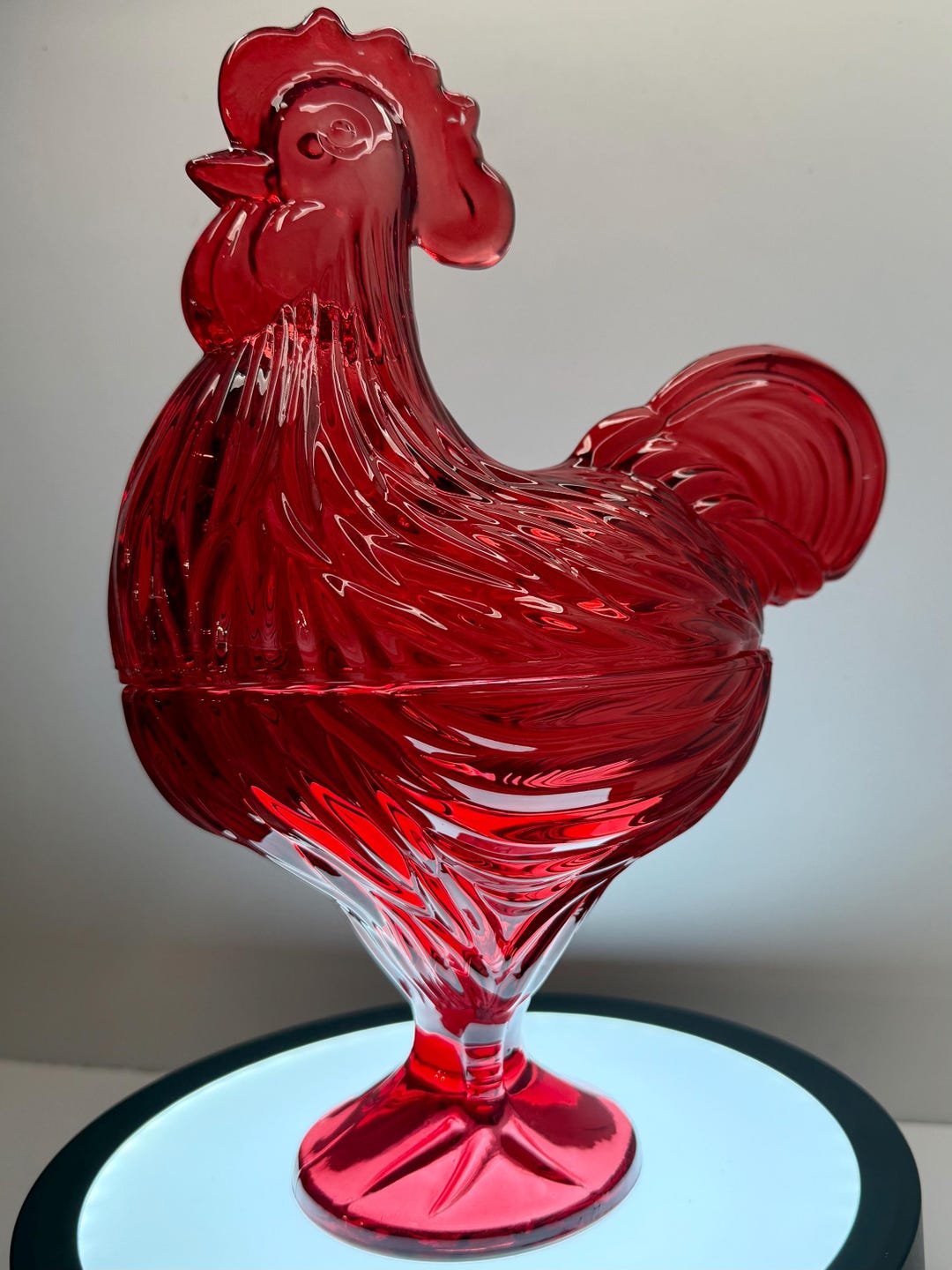 Vintage Inspired 1970’s Indiana Glass “rooster” - Etsy