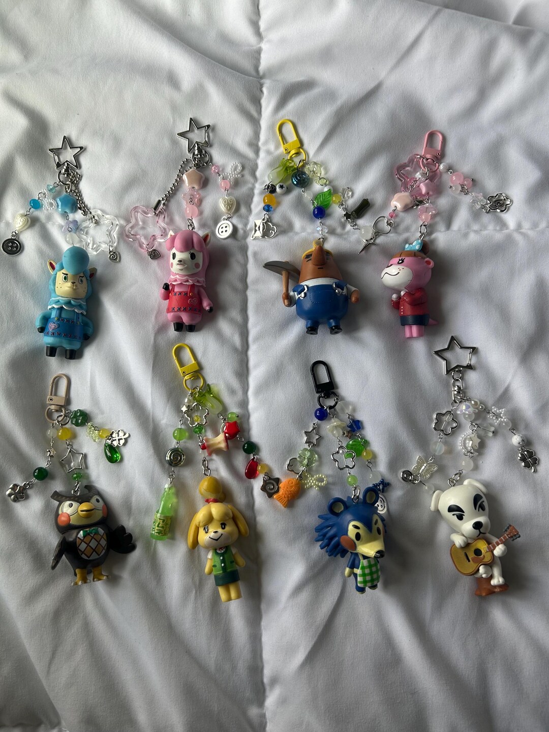 Animal Figure Keychains - Etsy