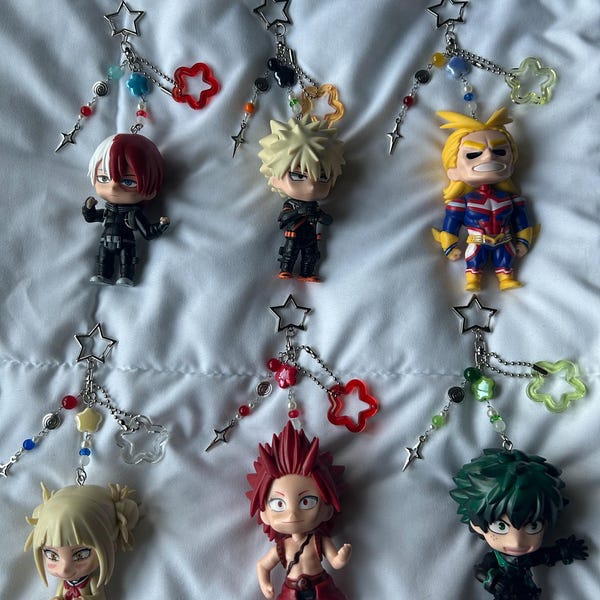 Anime Keychain - Etsy