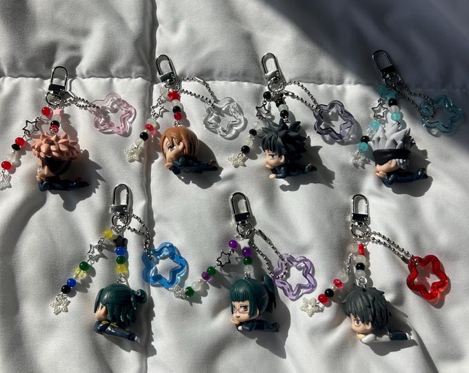 Jjk Inspired Keychains - Etsy