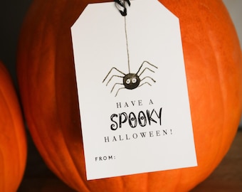 Printable Tags for Halloween, Party Treat Bags Tag, Gifts for ...