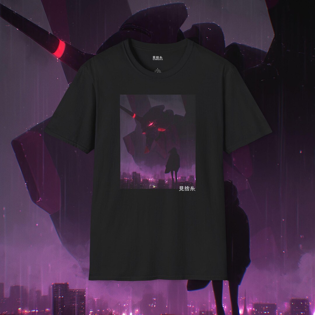 Eva Unit-01 T-shirt - Neon Genesis Evangelion, Retro Anime Shirt, Mecha ...