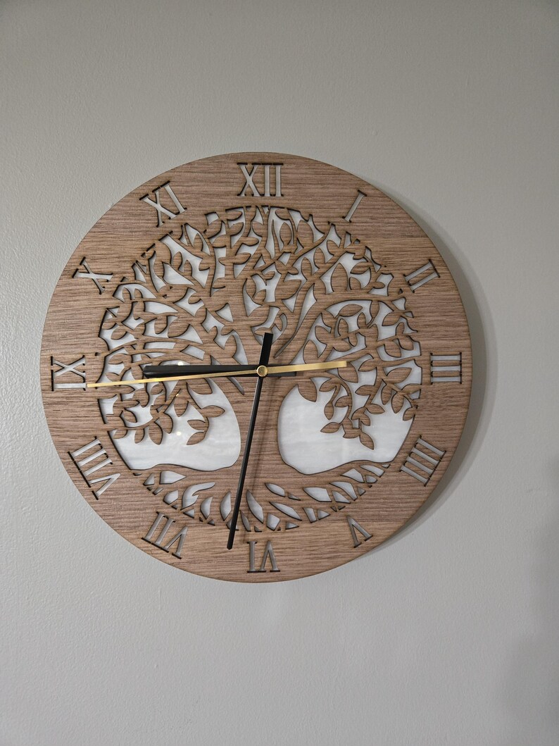 Tree of Life Wall Clock - Etsy