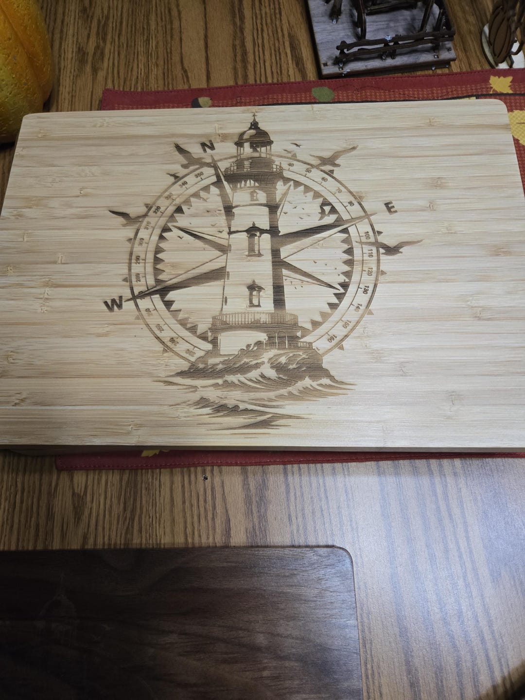 Lighthouse With Compass - Etsy