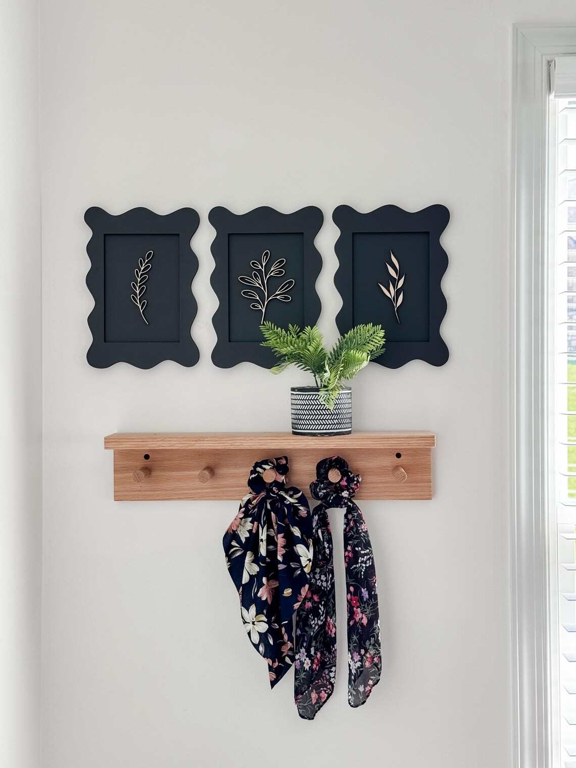 Wildflower Flower Wall Decor Wood Boho Signs Layered 3D Floral Wooden ...