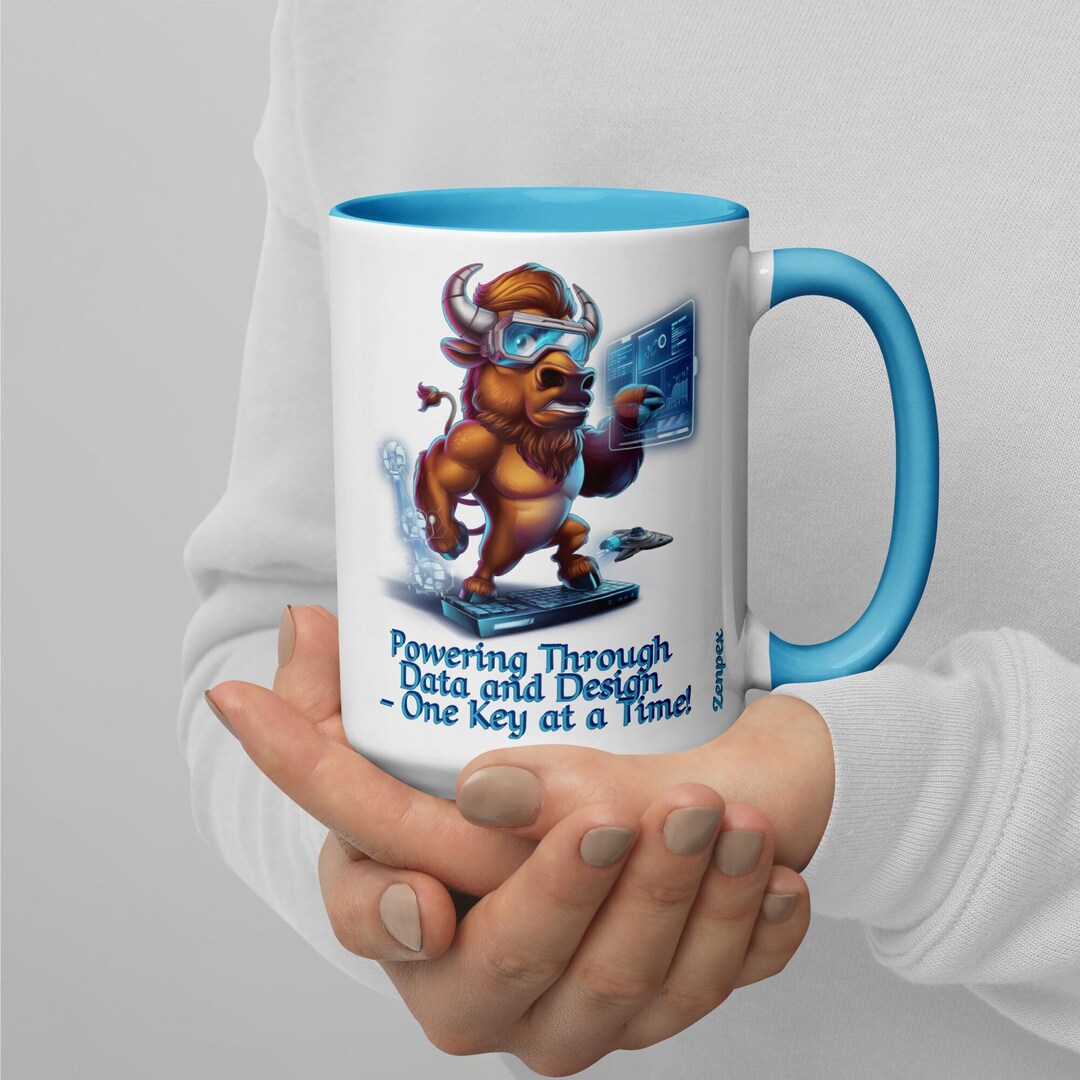 American Buffalo Mug - Bison Ceramic Coffee Cup | Motivational Gift for ...
