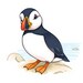 Puffin PNG Clipart Instant Digital Download Artic Bird Lover PNG for ...