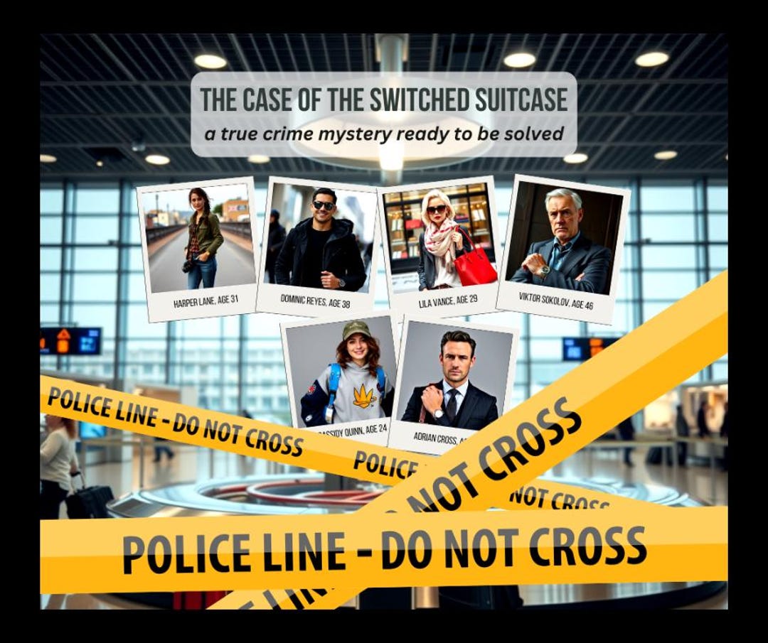 Mystery Game Bundle True Crime Puzzle Download #12 Party Kit Adult ...