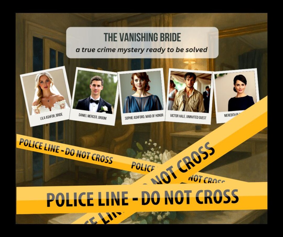 Mystery Game Bundle True Crime Puzzle Download #14 Party Kit Adult ...
