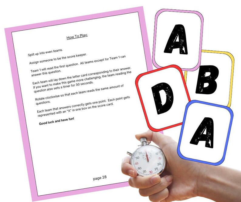 Retro Movie Quiz Printable PDF Party Download Game Bundle 70s Theme ...