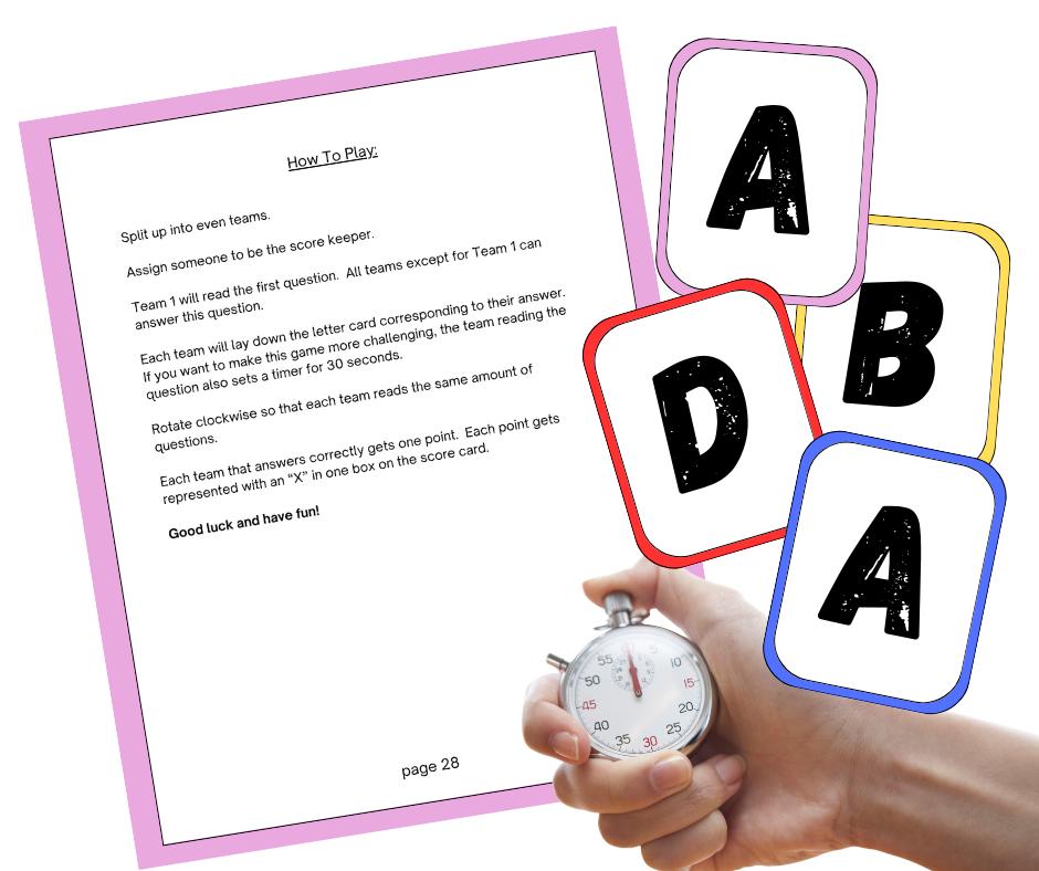 Retro Movie Quiz Printable PDF Party Download Game Bundle 70s Theme ...