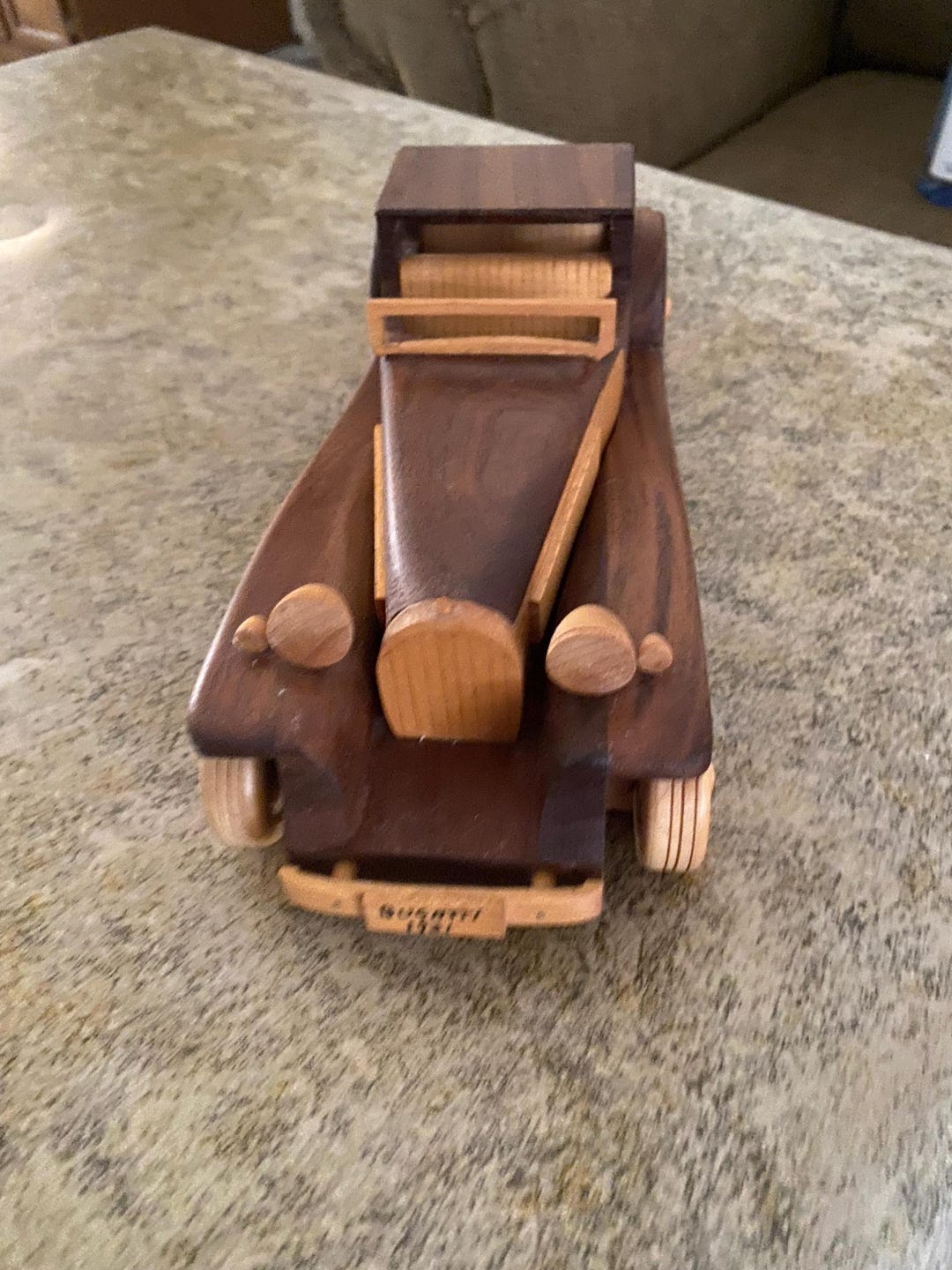 Handmade Wooden Car 1930 Bugatti - Etsy