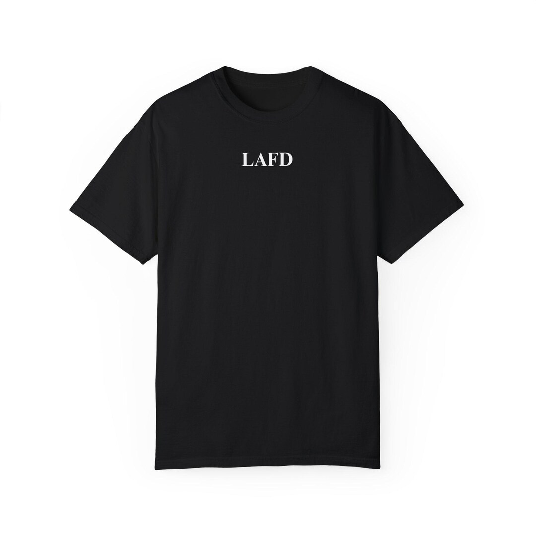 LAFD T-shirt, LAFD Shirt, LAFD, Los Angeles, Unisex Garment-dyed T ...