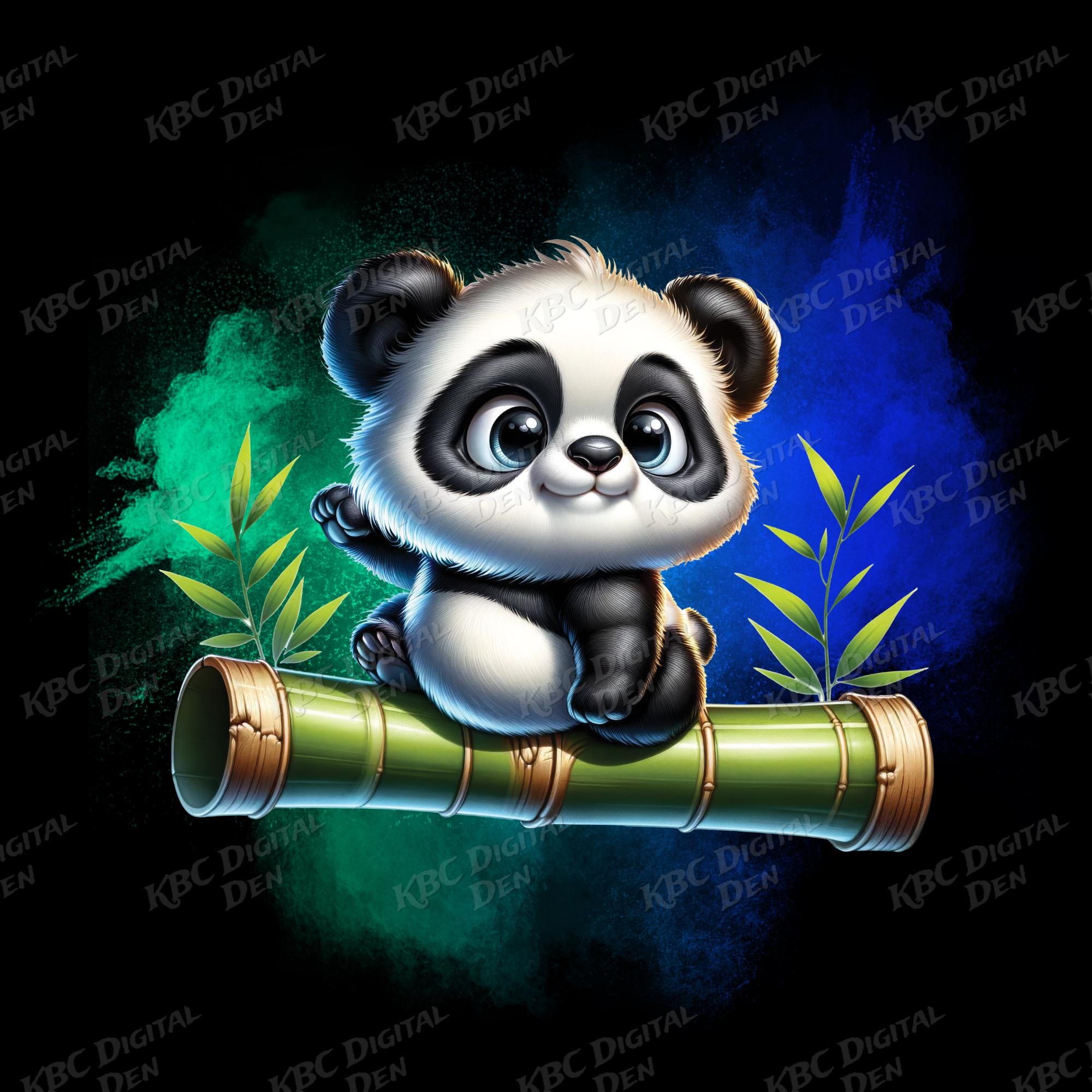 Cute Panda Bundle, Digital Download, PNG - Etsy
