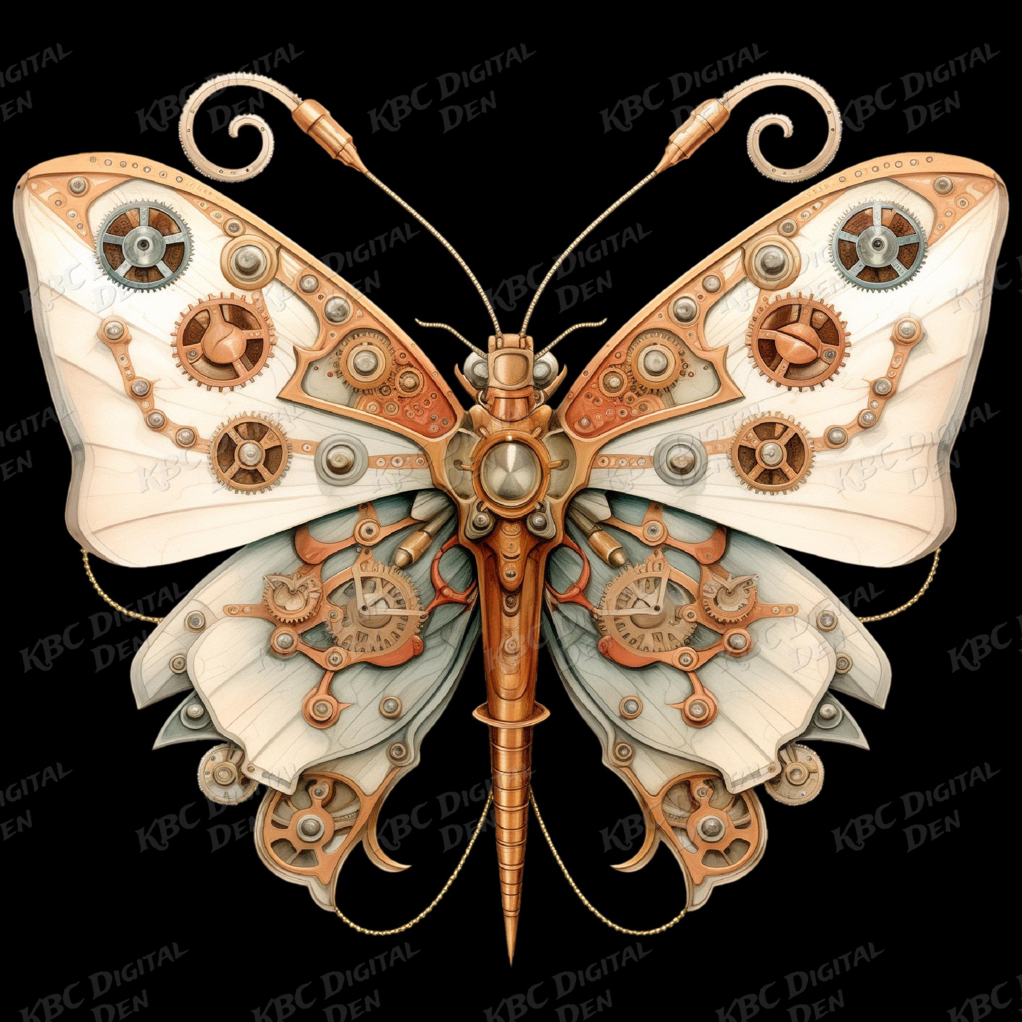 Steampunk Butterflies, Digital Download - Etsy