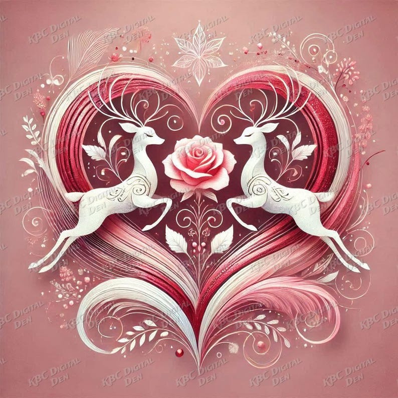Animal Hearts Pack, Digital Download, PNG - Etsy