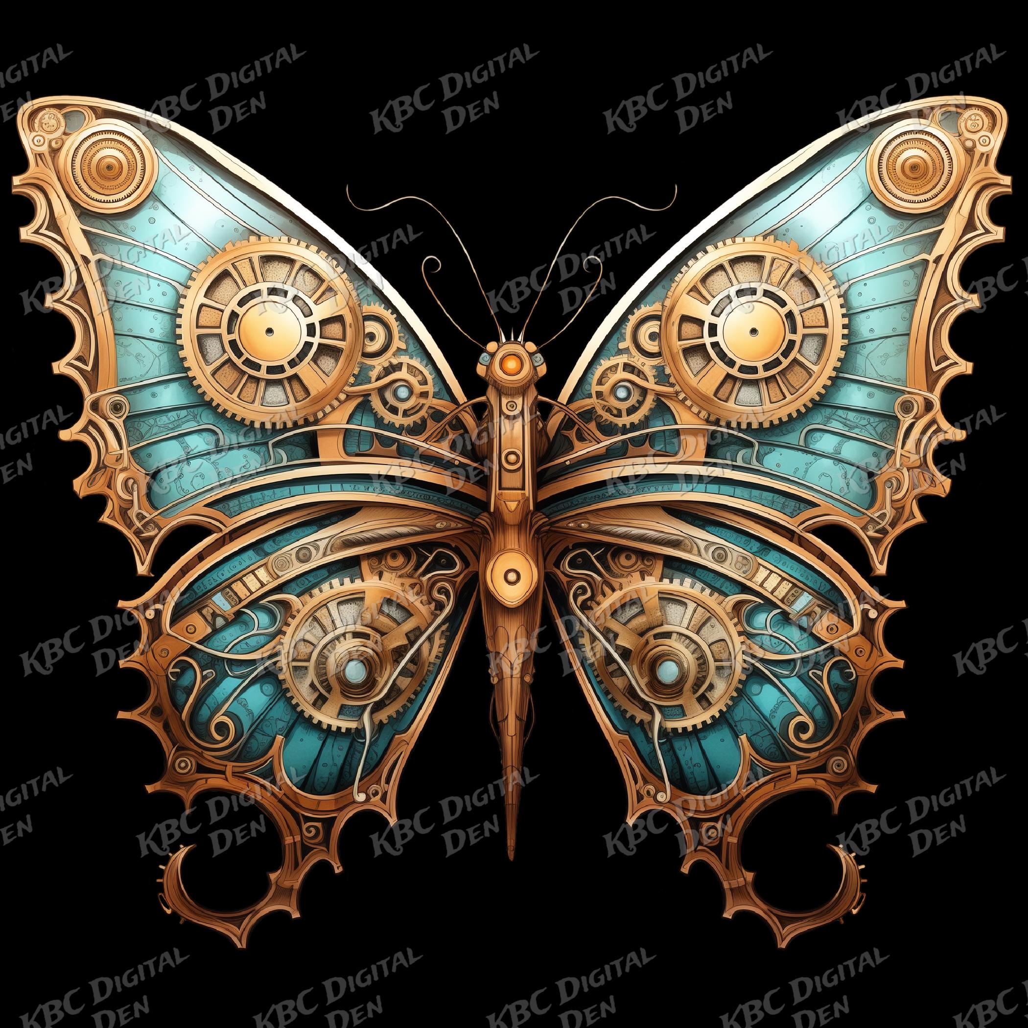 Steampunk Butterflies, Digital Download - Etsy