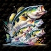 Jumping Bass PNG Bundle, Digital Download - Etsy