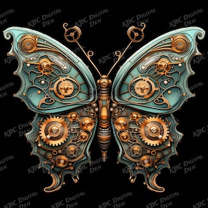 Steampunk Butterflies, Digital Download - Etsy