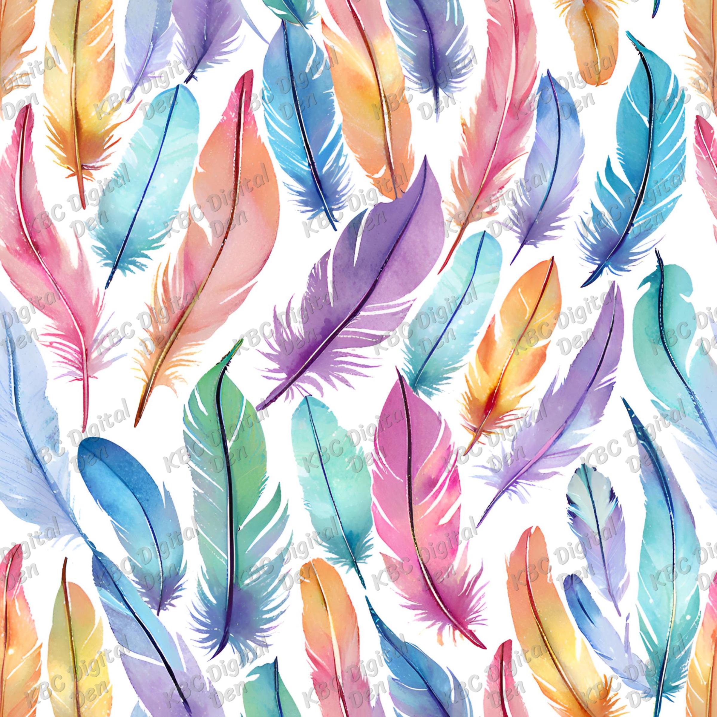 Feathers Background Pack, Digital Download, PNG - Etsy