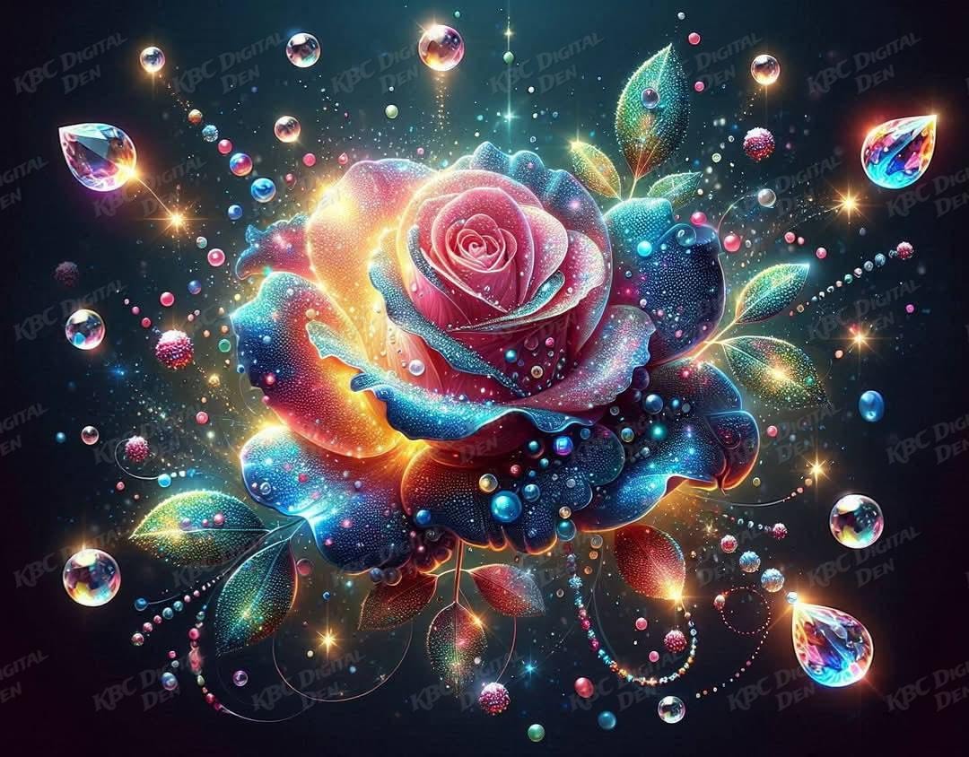 Vibrant Rose Pack, Digital Download, PNG - Etsy