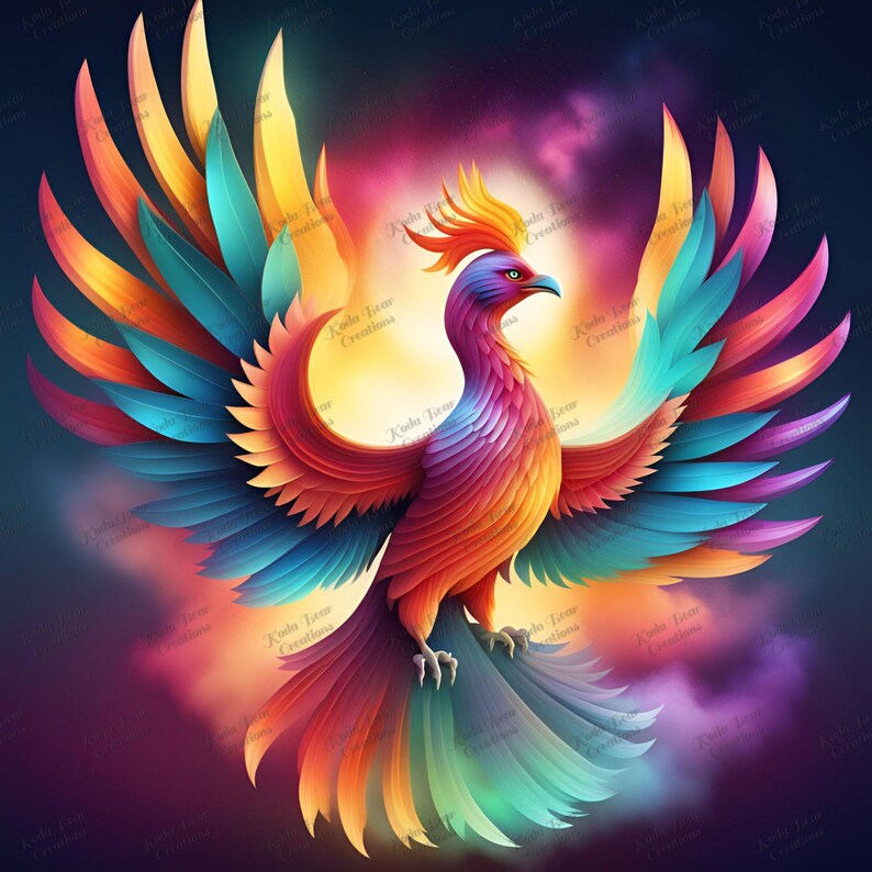 Phoenix Rising Png, Digital Download - Etsy