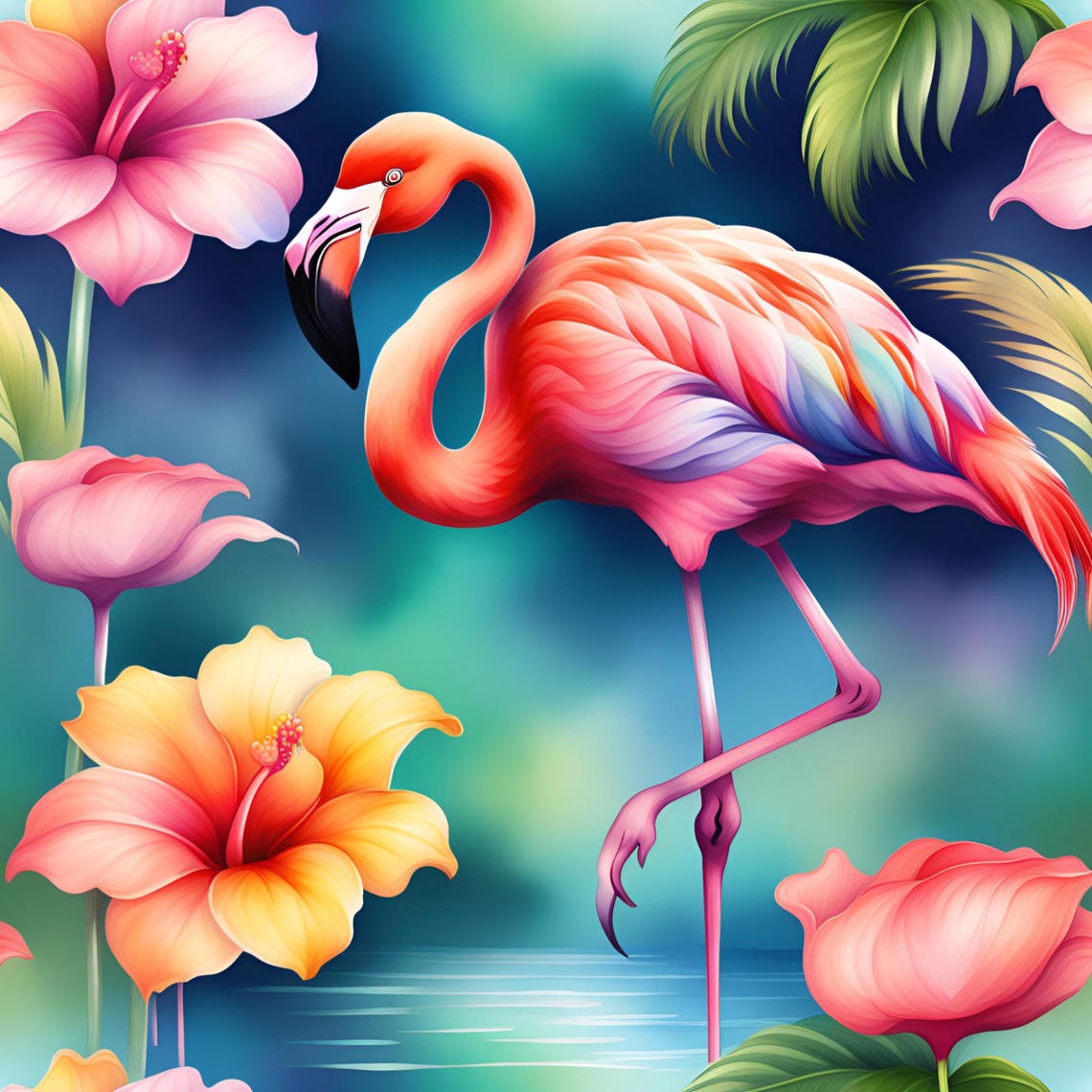 Flamingo Pack Digital Download - Etsy