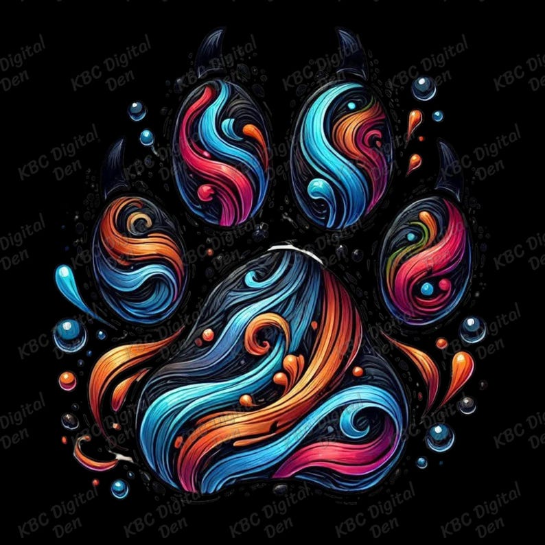 Paw Prints Pack, Digital Download, PNG - Etsy